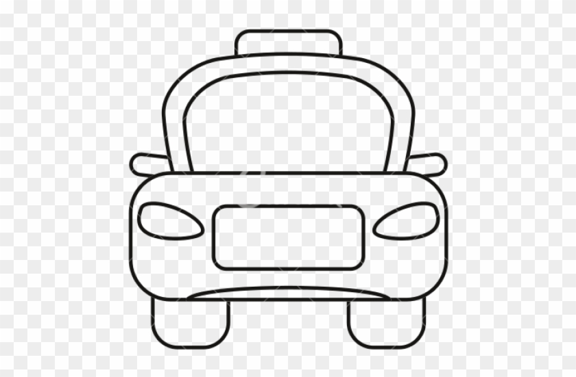 Taxi Driver Clipart Outline - Illustration - Full Size PNG Clipart ...