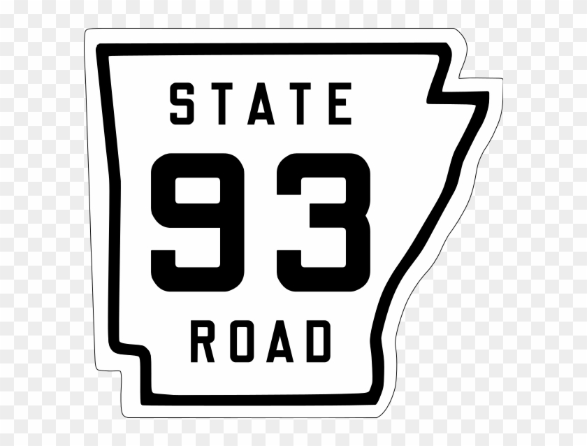 Arkansas 93 - Sign - Free Transparent PNG Clipart Images Download