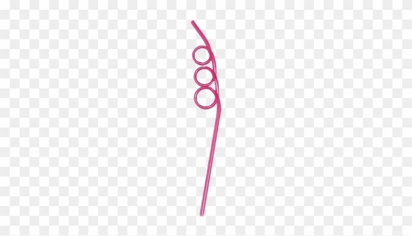 Pink Curly Wurly Straw - Tool - Free Transparent PNG Clipart Images ...