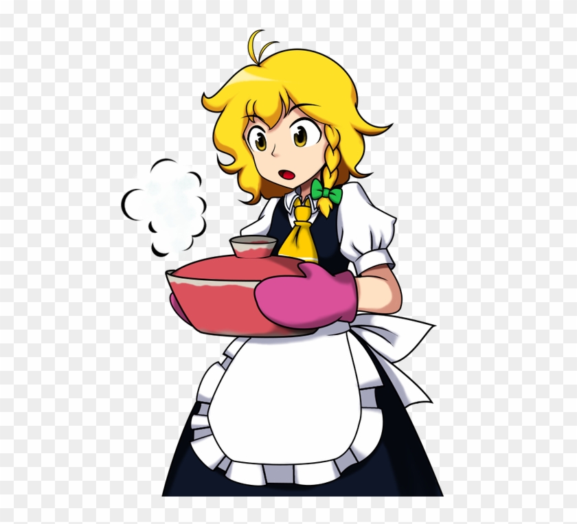 Marisa Cooking By Giantcavemushroom - Cartoon - Free Transparent PNG ...