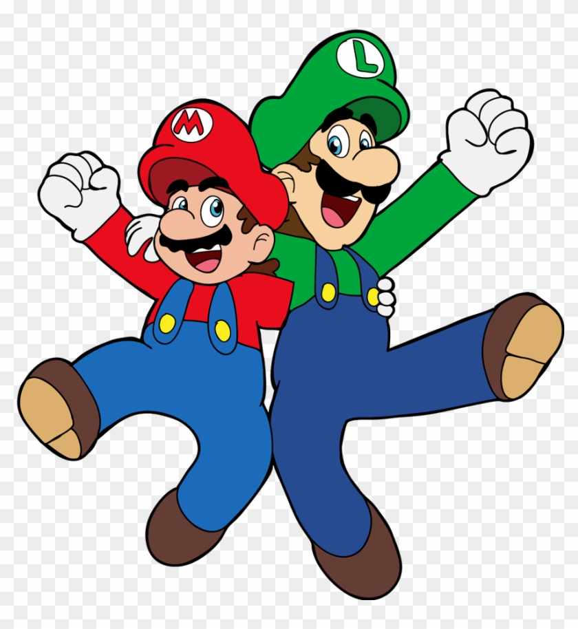 Mario En Luigi Kleurplaat