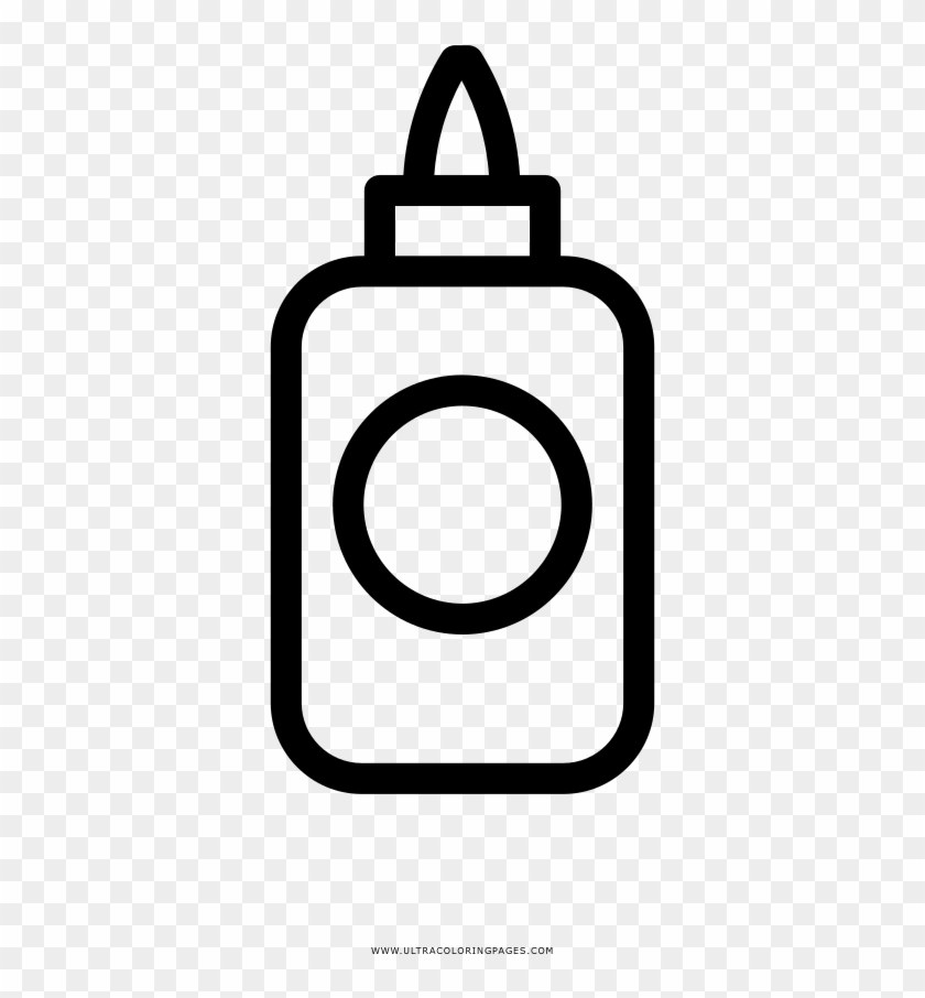 Glue Coloring Page - Line Art - Full Size PNG Clipart Images Download