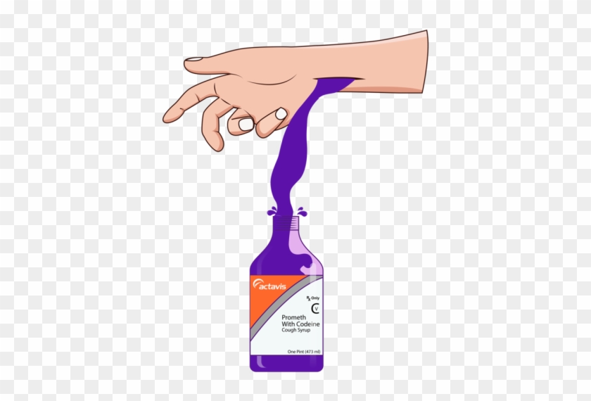 Bleeding Actavis - Asap Ferg Sticker - Full Size PNG Clipart Images Download