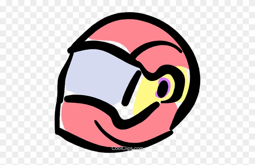 Crash Helmet Royalty Free Vector Clip Art Illustration - Crash Helmet ...