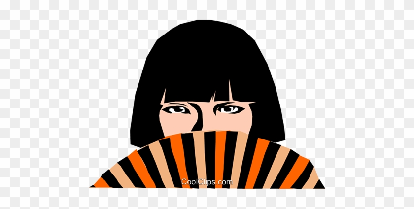 Fan Girl Royalty Free Vector Clip Art Illustration - Illustration ...