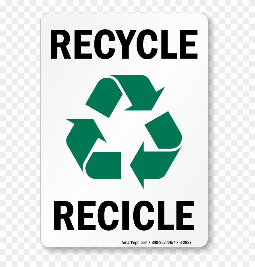 Zoom, Price, Buy - Recycle Sign In Spanish - Full Size PNG Clipart ...