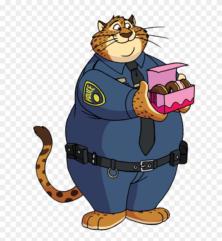 Benjamin Clawhouser With Donuts By Lionkingrulez - Cartoon - Free ...