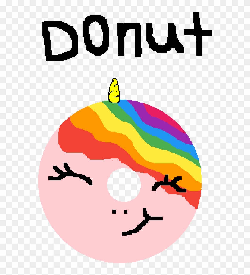 Donuts Rainbow - Illustration - Full Size PNG Clipart Images Download