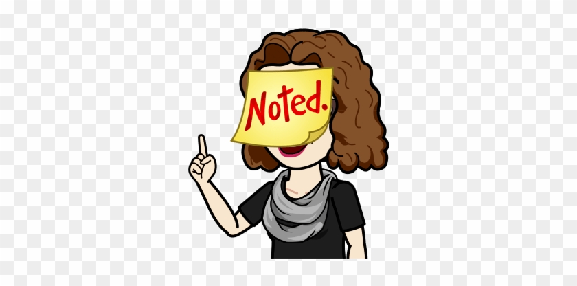 Finished With Classwork - Noted Bitmoji - Full Size PNG Clipart Images ...