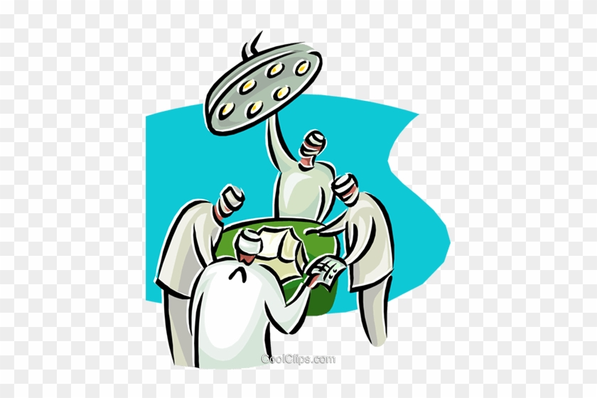 Doctors In Surgery Royalty Free Vector Clip Art Illustration - Surgery ...