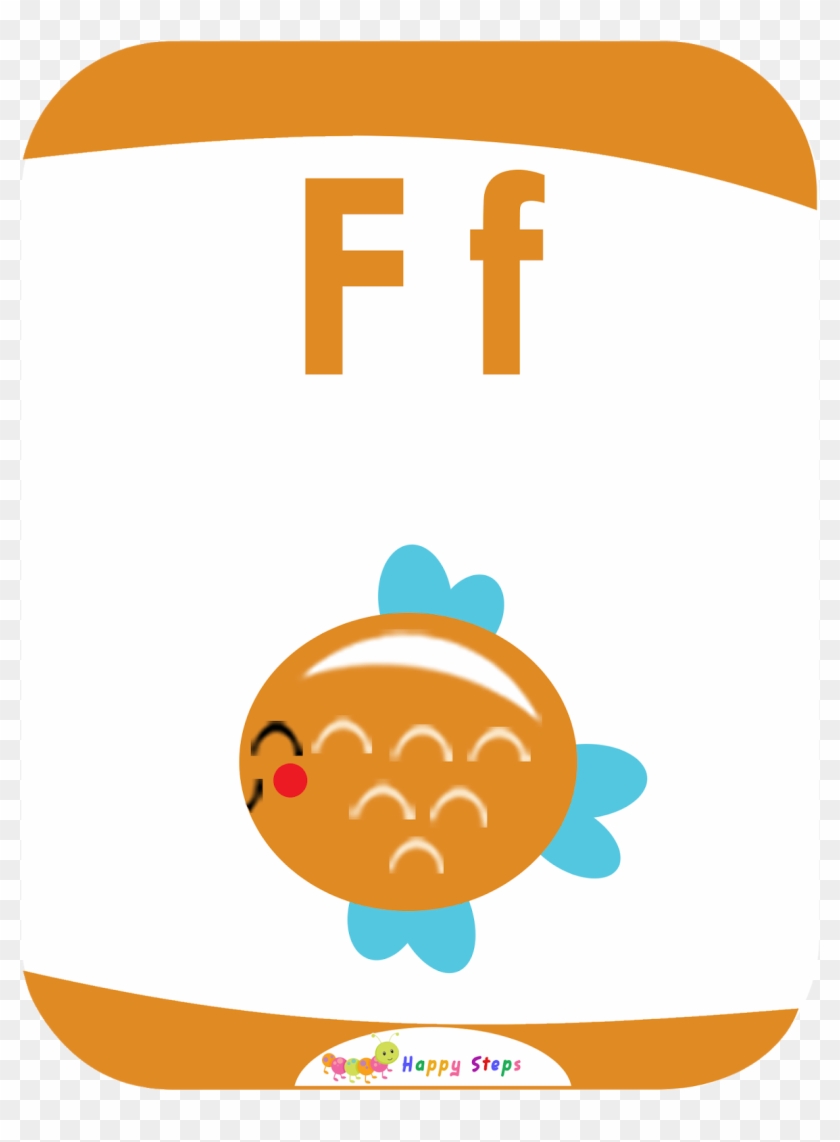 Flashcard Letter F Fish - Letter F Flashcards - Full Size PNG Clipart ...