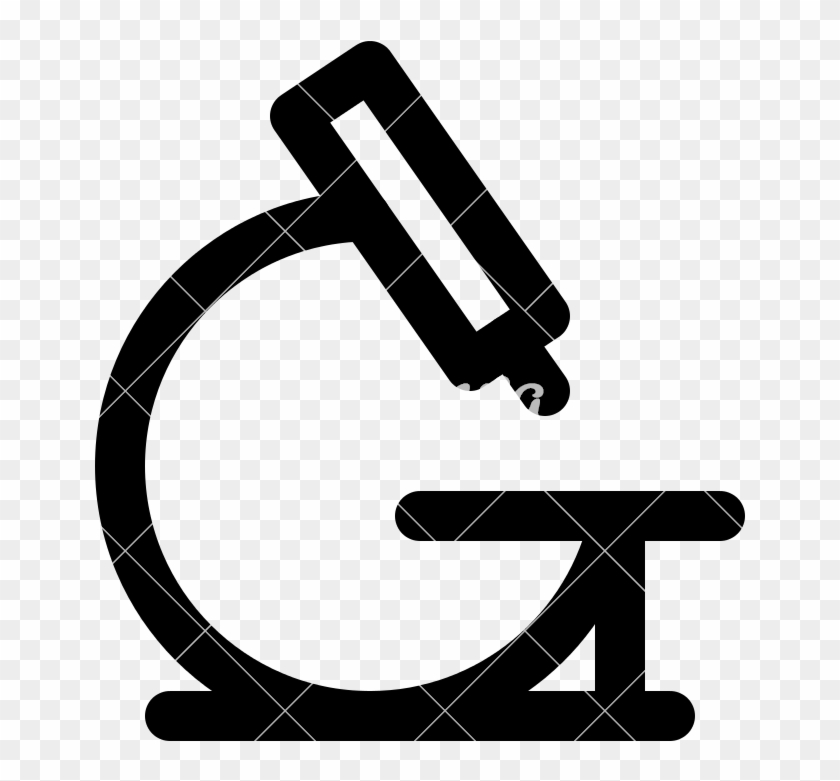 Microscope Outline - Illustration - Full Size PNG Clipart Images Download