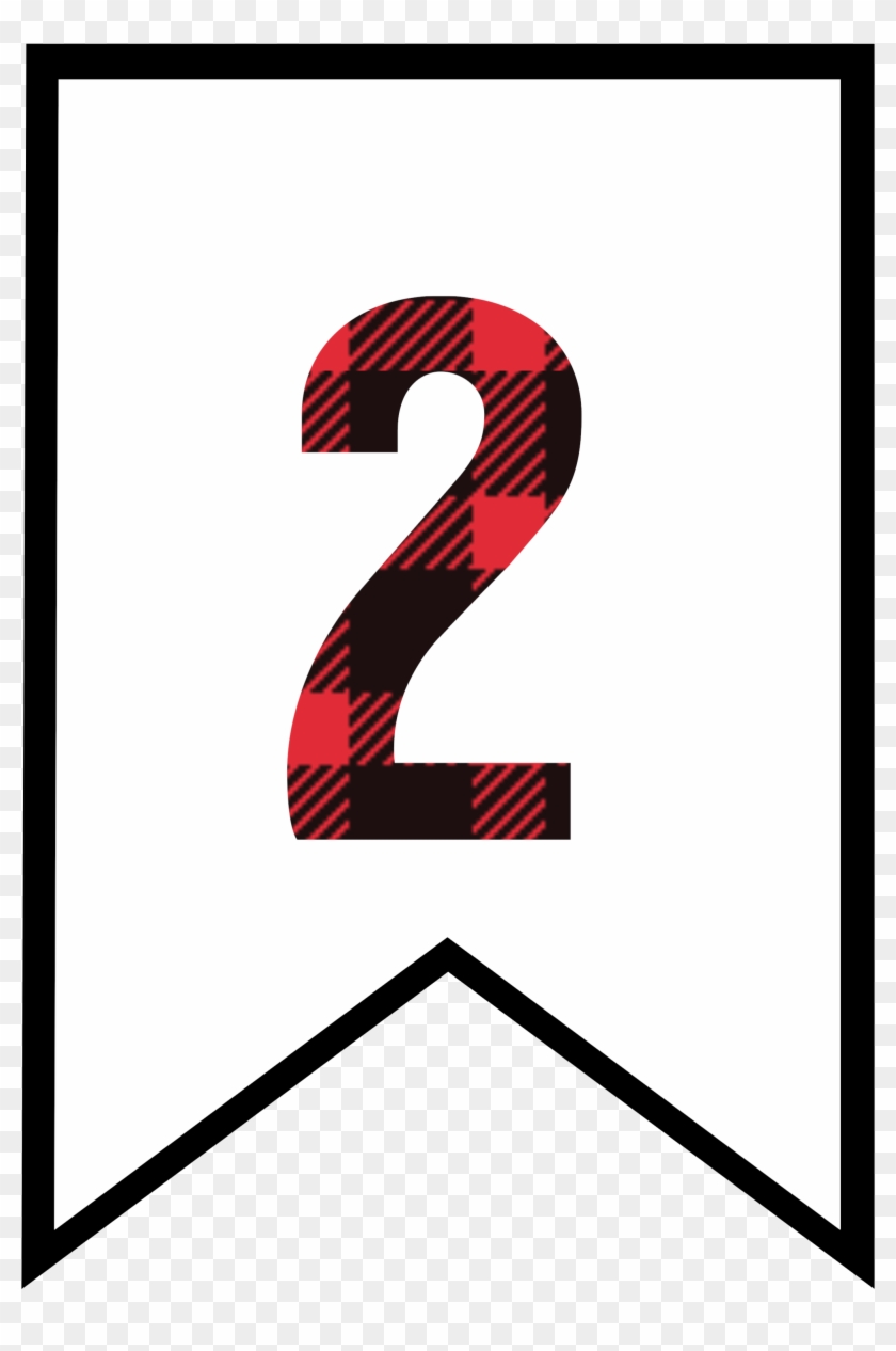 Buffalo Plaid Free Printable Banner Letters Paper Trail - Lumberjack ...