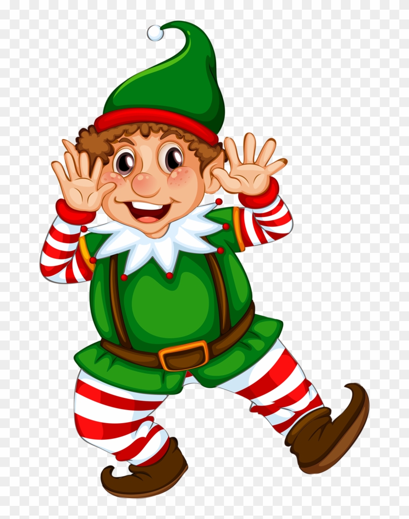 Elves ‿ ⁀ Christmas Yard Art, Christmas Clipart, - Dancing Elf - Full ...