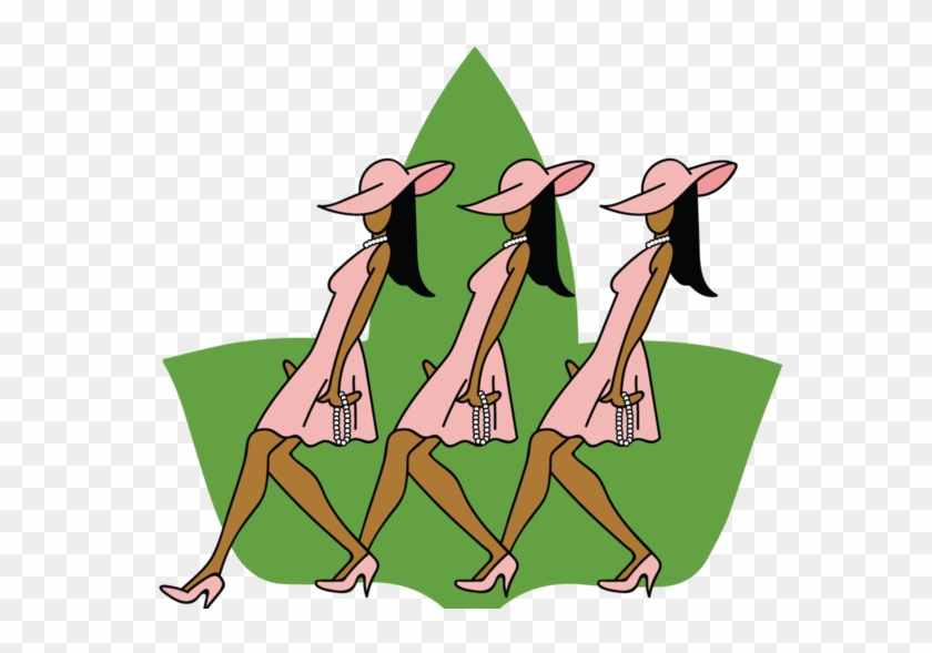 753 X 524 15 - Alpha Kappa Alpha Cartoon - Full Size PNG Clipart Images ...