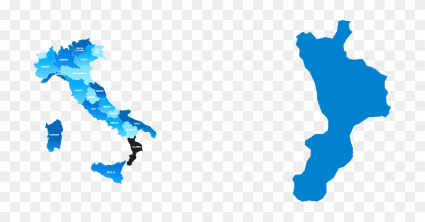 Calabria Is The Hitting Part Of The Italian “boot” - Map Of Italy ...