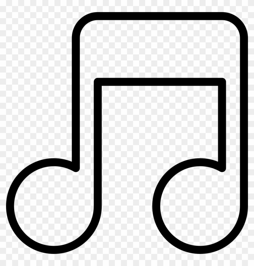 Music Note Outline Png - Music Note Outline Png - Full Size PNG Clipart ...