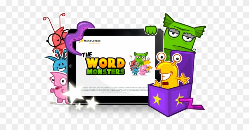 The Word Monsters - Cartoon - Full Size PNG Clipart Images Download