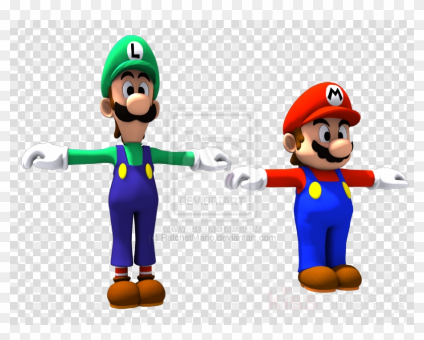 Mario And Luigi Dream Team 3d Models Clipart Mario - Mario And Luigi ...