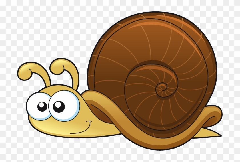Drawn Snail Invertebrate Animal - Cartoon Animals - Full Size PNG ...