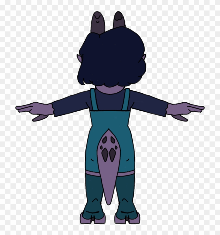 Tesaturnaroundedited 0004 Back Pose Flat - Cartoon - Free Transparent ...
