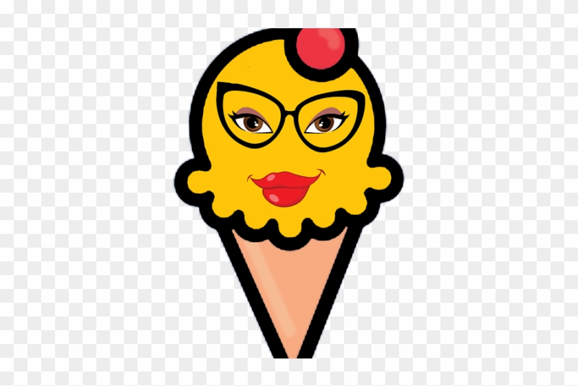 Smiley Clipart Ice Cream - Gambar Animasi Es Cream - Full Size PNG ...
