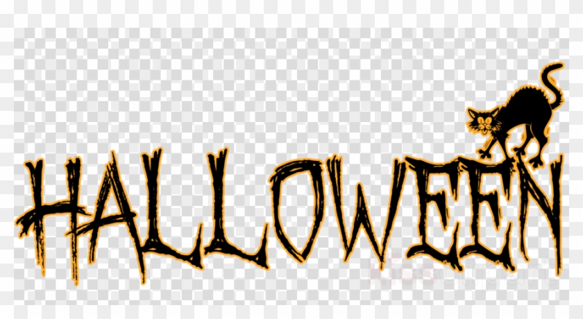 Word Halloween Clipart Halloween Word - Illustration - Free Transparent ...