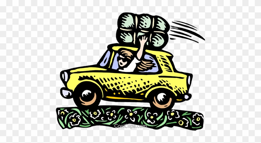 Female Car Driver Clipart Vector Graphics 811 Female - Car Traveling ...