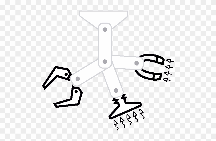 Robot Gripper - Drawing - Full Size PNG Clipart Images Download