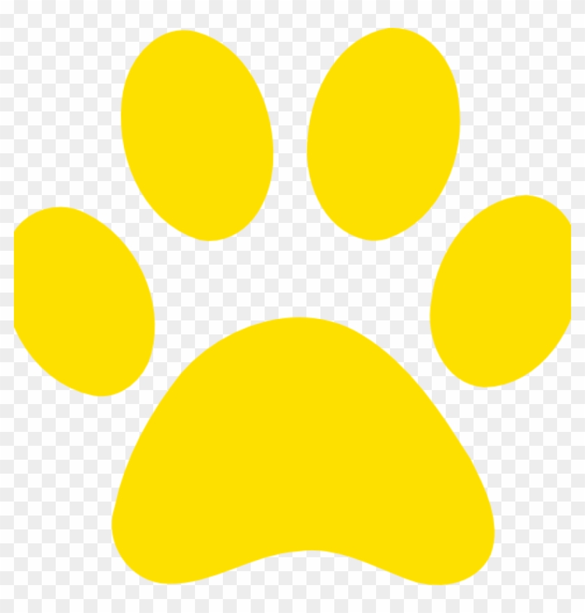 Yellow Paw Print Yellow Paw Print Clip Art At Clker - Pink Panther 3 ...