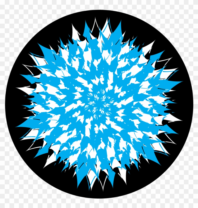 Apollo Design C2-1202 Ice Spike Glass Pattern - Circle - Full Size PNG Clipart Images Download