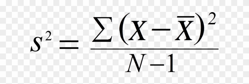 Sample Variance Calculator Transparent Background - Formula For ...