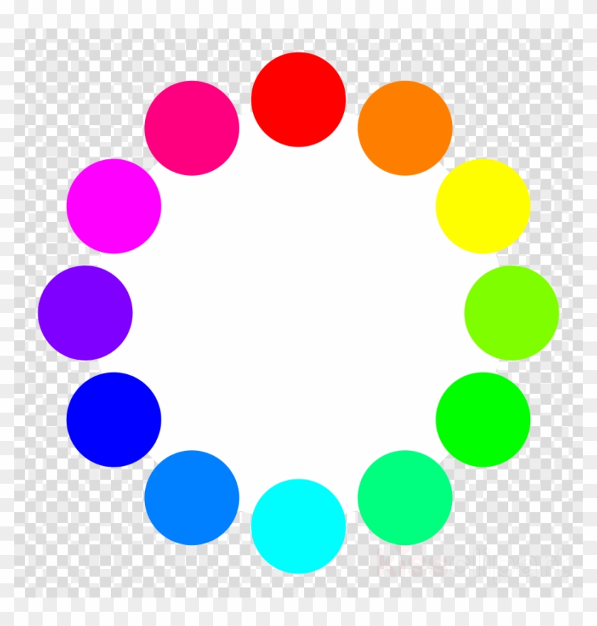 Color Wheel Circles Clipart Color Wheel Complementary - X Icon Red ...