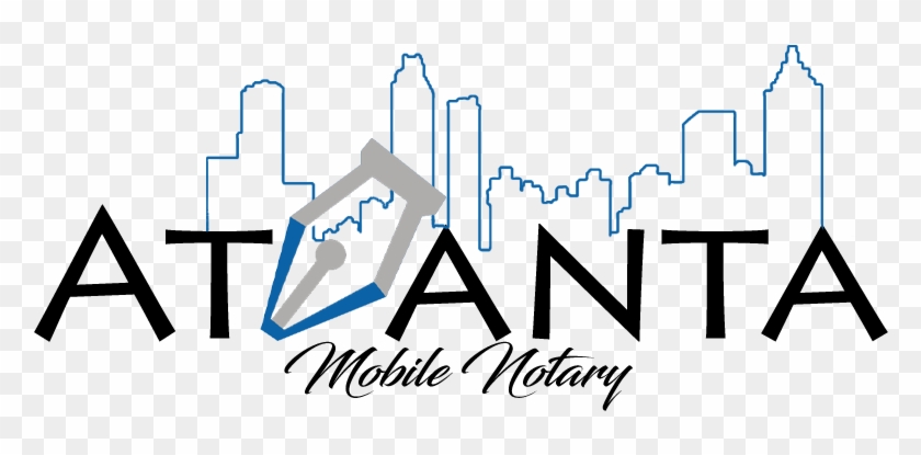 Atlanta Mobile Notary Service - Calligraphy - Full Size PNG Clipart ...