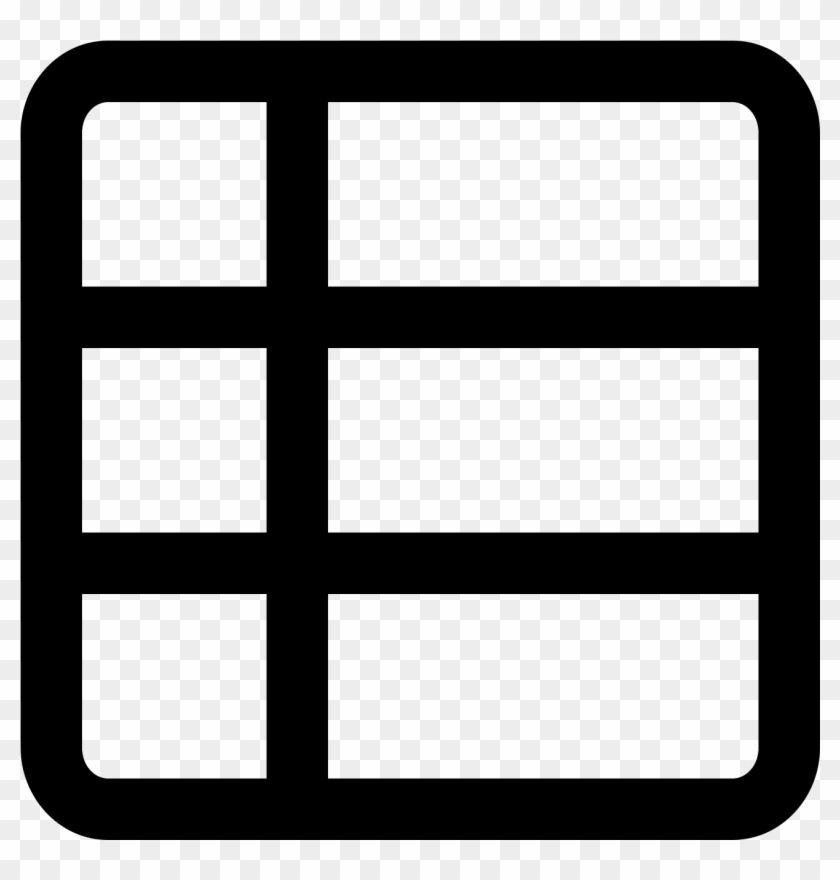 Grid Clipart Svg - Data Table Icon Svg - Full Size PNG Clipart Images ...
