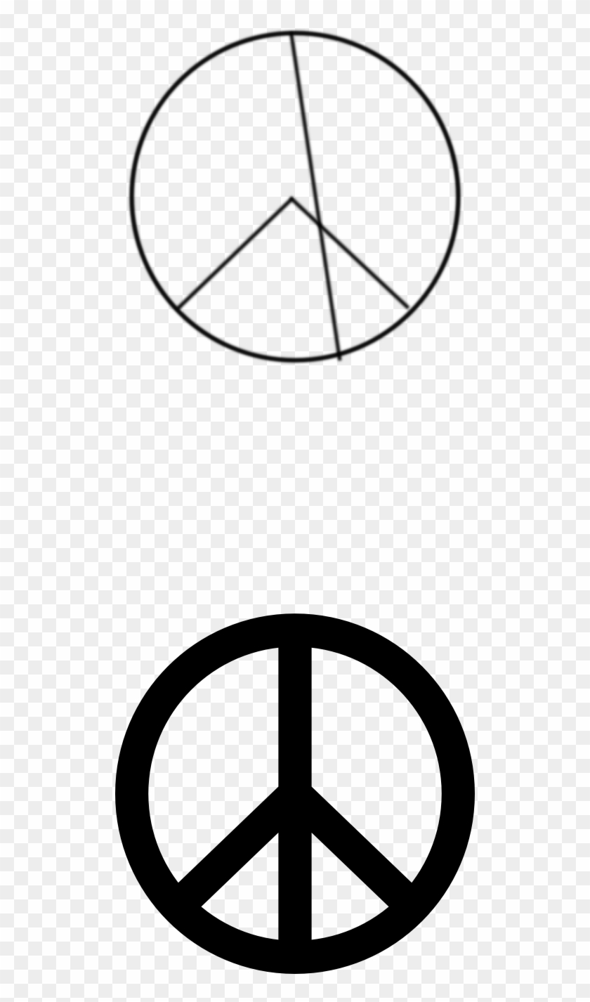 Peace Sign Clipart Silhouette - Pee Dee Academy Eagles - Full Size PNG ...