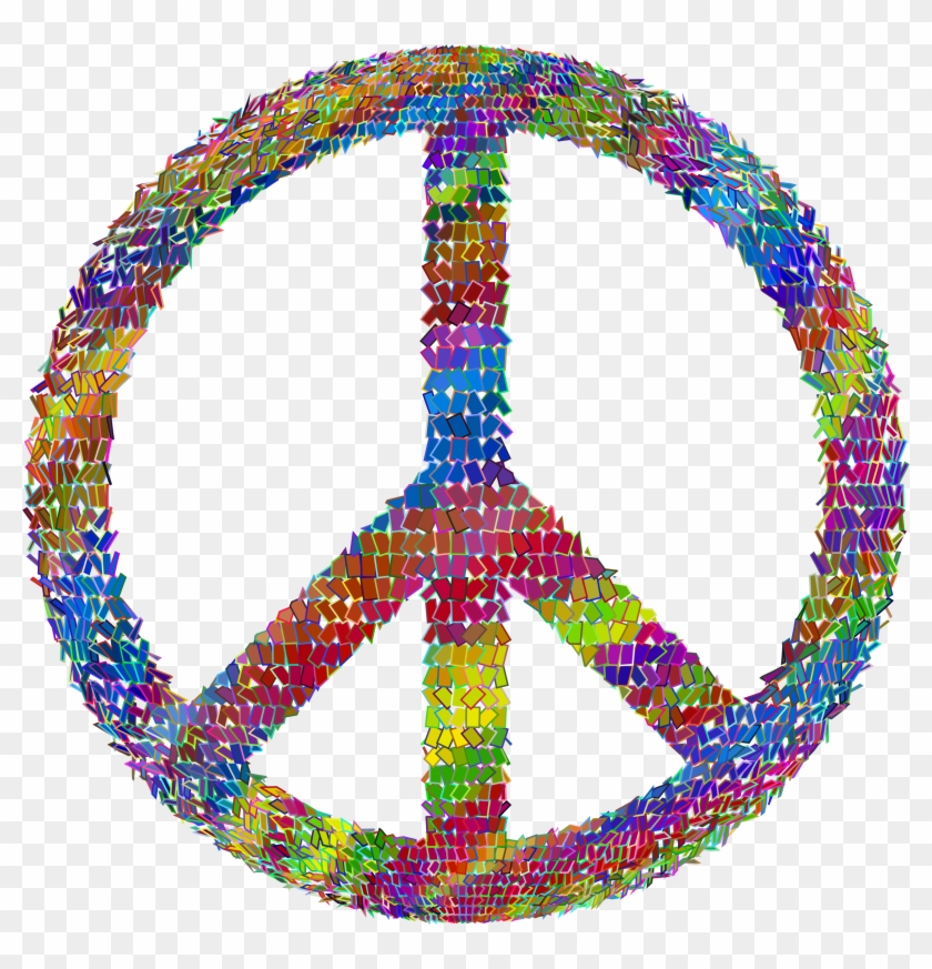 Prismatic Peace Sign - Peace Sign - Full Size PNG Clipart Images Download