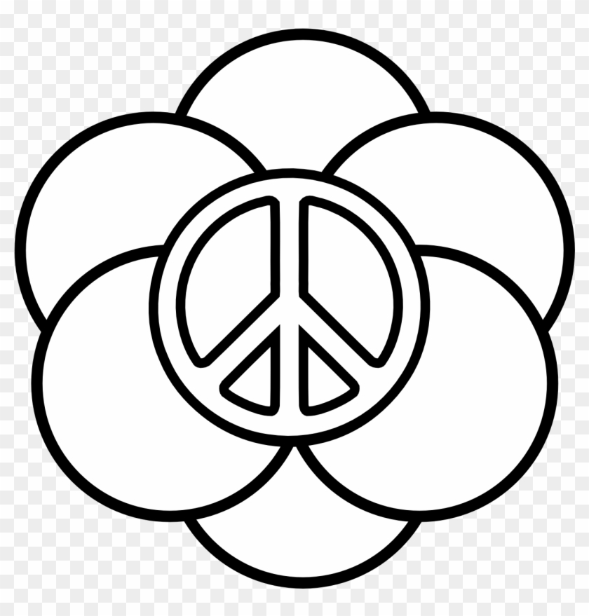 Peace Sign Templates Clipart - Coloring Pzges Of Peace Signs - Full ...