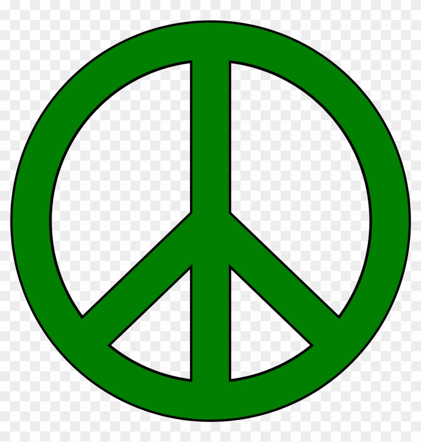 This Free Icons Png Design Of Green Peace Symbol, Black - Green Peace ...