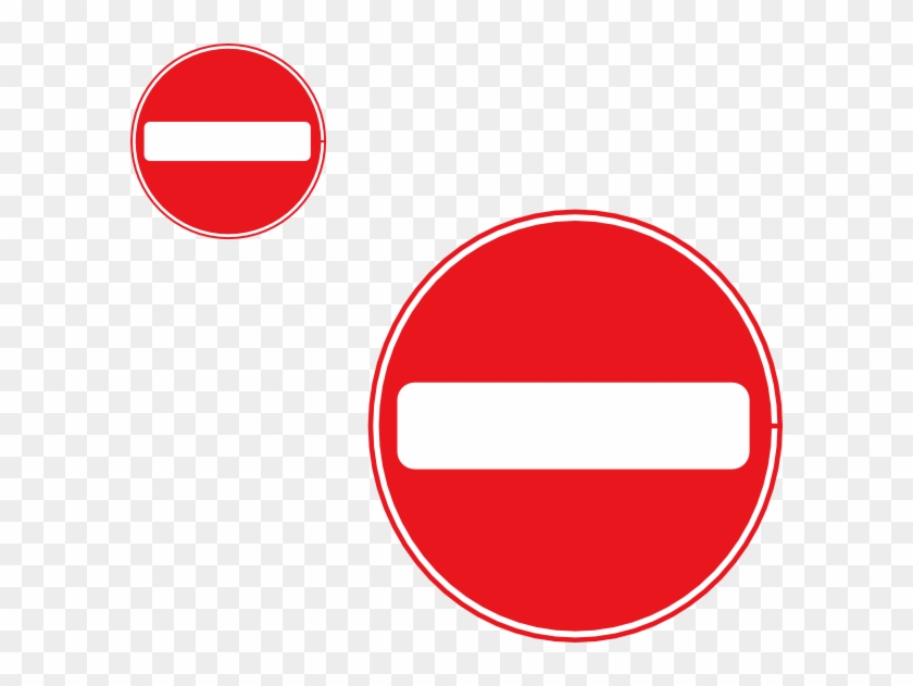 No Entry Sign No Background - Full Size PNG Clipart Images Download