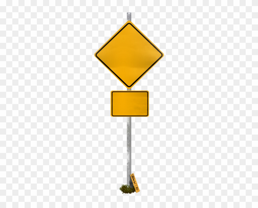 Blank Funny Road Sign 1 Transparent Png - Blank Road Signs Png - Full ...