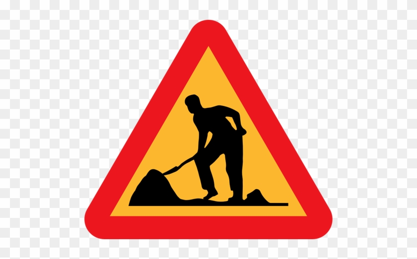 Workzone, End Of Work Zone - Pedestrian Crossing Sign - Full Size PNG ...