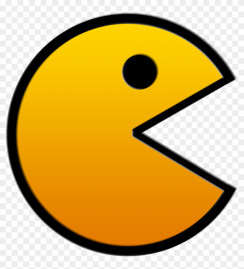 Retro Pacman - Pac Man With No Background - Full Size PNG Clipart ...