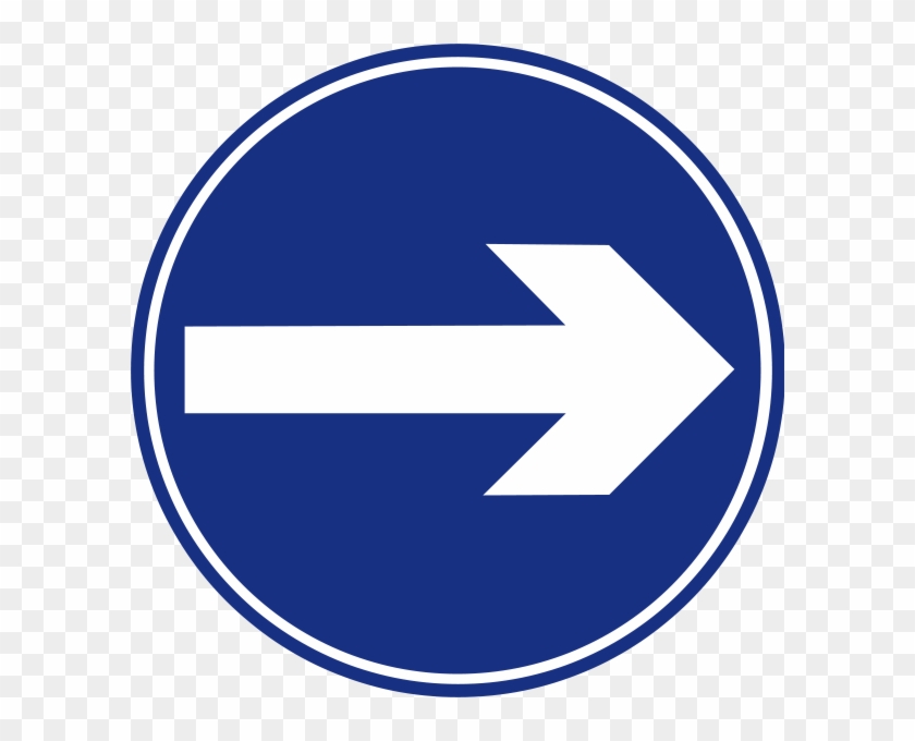 What Does This Road Sign Mean - Traffic Signs Turn Right - Full Size ...