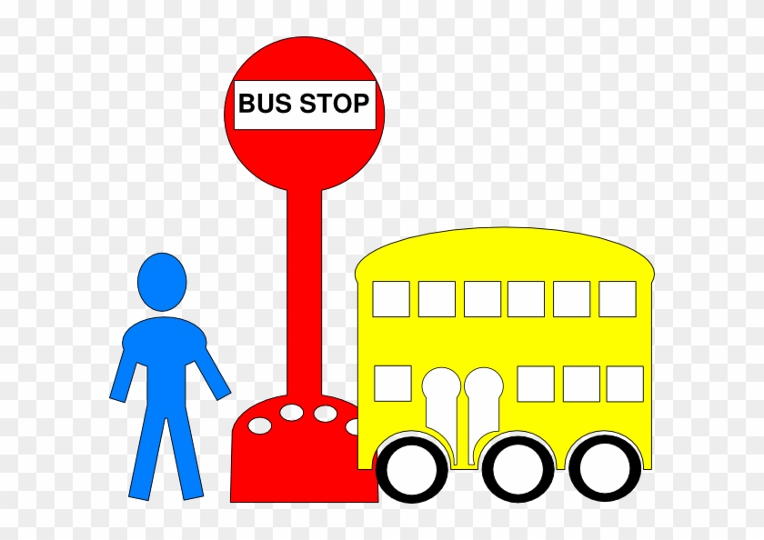 Bus Station Cartoon - Full Size PNG Clipart Images Download