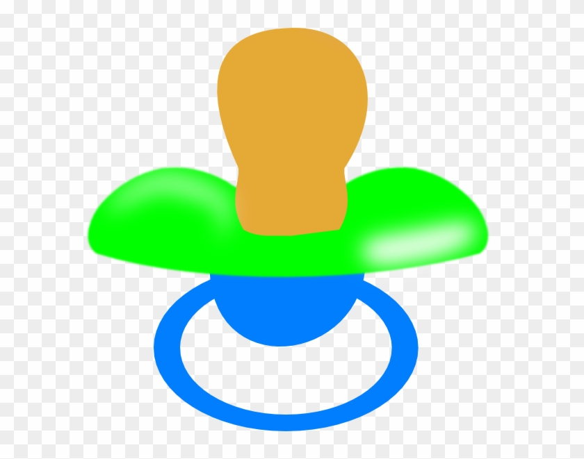 Blue And Green Pacifier Clip Art - Green Pacifier Clip Art - Full Size ...