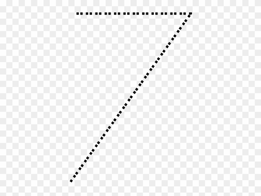 Number 7 Clip Art - Connect The Dots Number 7 - Full Size PNG Clipart ...