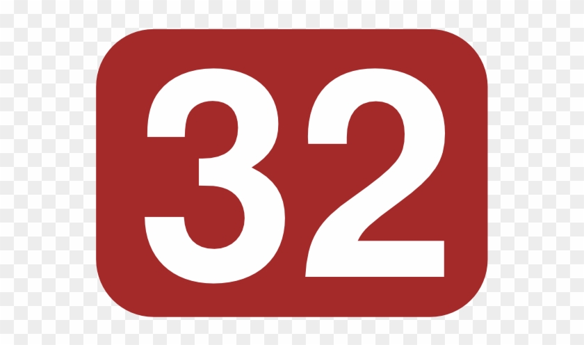 Number 32 Clipart - Full Size PNG Clipart Images Download