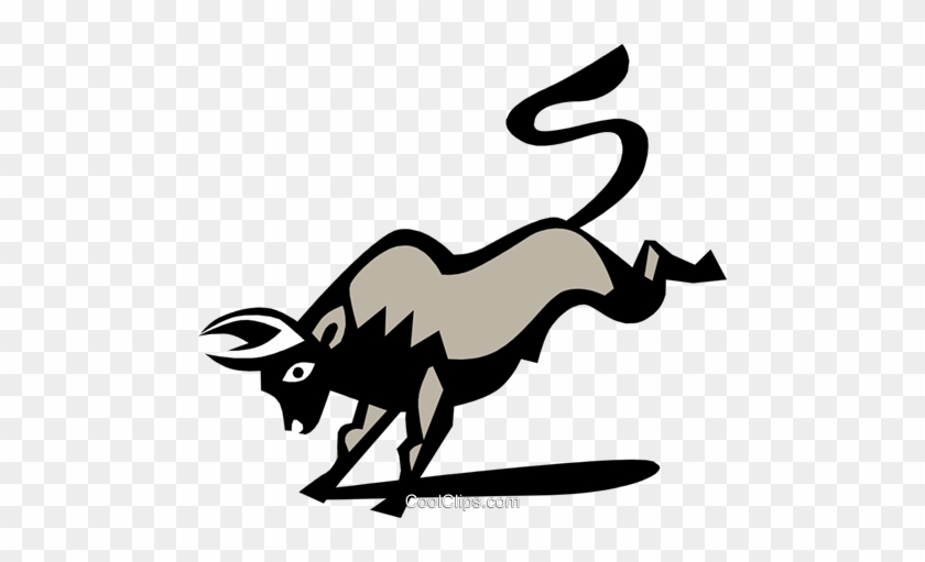 Cool Bull Royalty Free Vector Clip Art Illustration - Hair Color ...