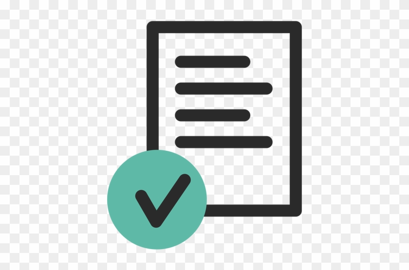 Signed Icon Transparent Png Transparent Background - Icono Contrato Png ...